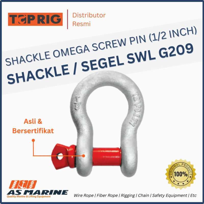 Jual Shackle Swl G209 Omega 1/2 Inch 2 Ton Di Seller Pt Anugrah Sukses ...