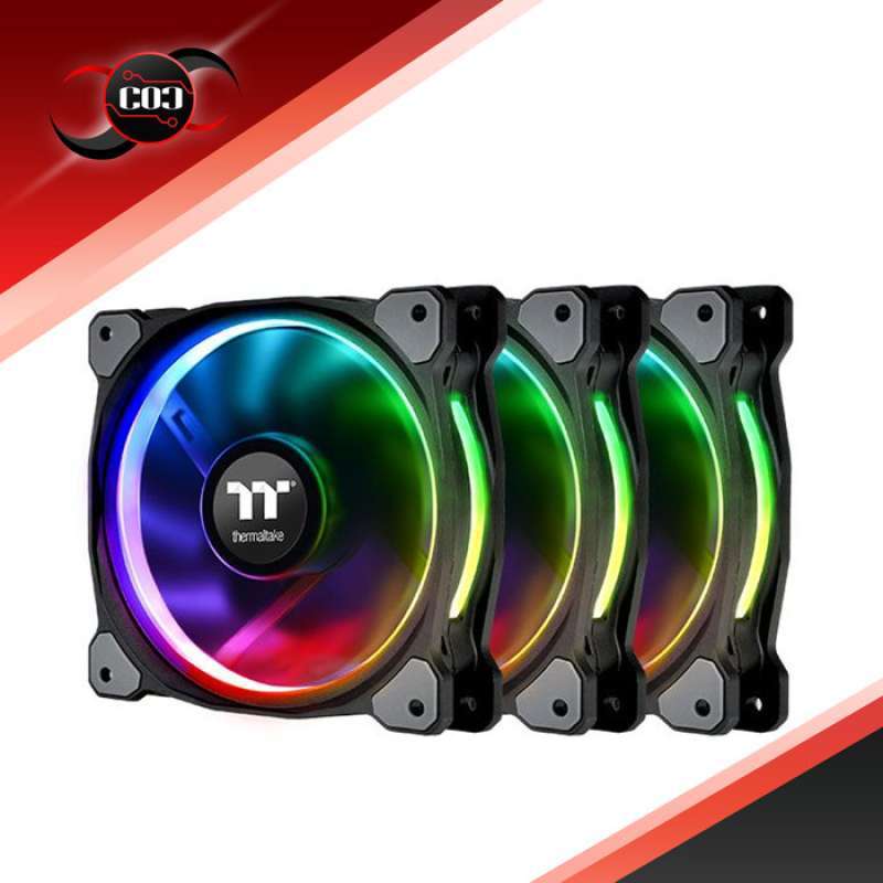 Promo Thermaltake Riing Plus 14 Rgb Radiator Fan Tt Premium Edition - 3 ...