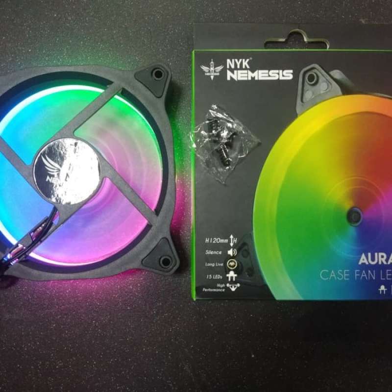 Promo Fan Casing 12Cm Nyk Aura Nemesis Led Ring Auto Rgb Gaming Fan ...