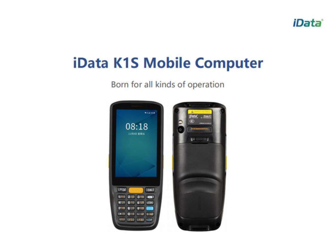 Jual Idata K1s 2d Barcode Scanner Pdt Pda Android Handheld Mobile ...