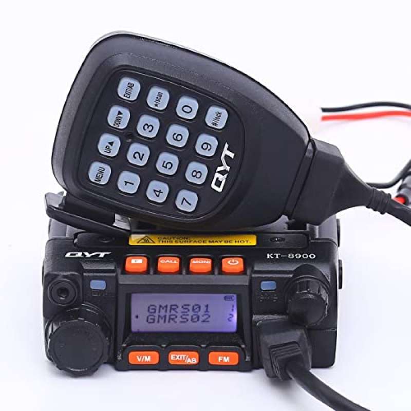 Promo QYT KT-8900 Mini Car GMRS Radio Mobile Transceiver 20 Watt Dual ...