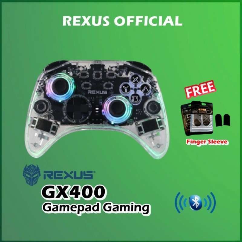 Jual Rexus Gx400 Gamepad Wireless Bluetooth Gaming Joystick Gx-400 Di ...
