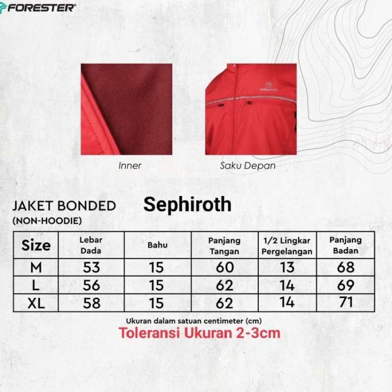 Jual Jaket Forester Sephiroth Softshell Bonded Krag Sepiroth 70347 ...