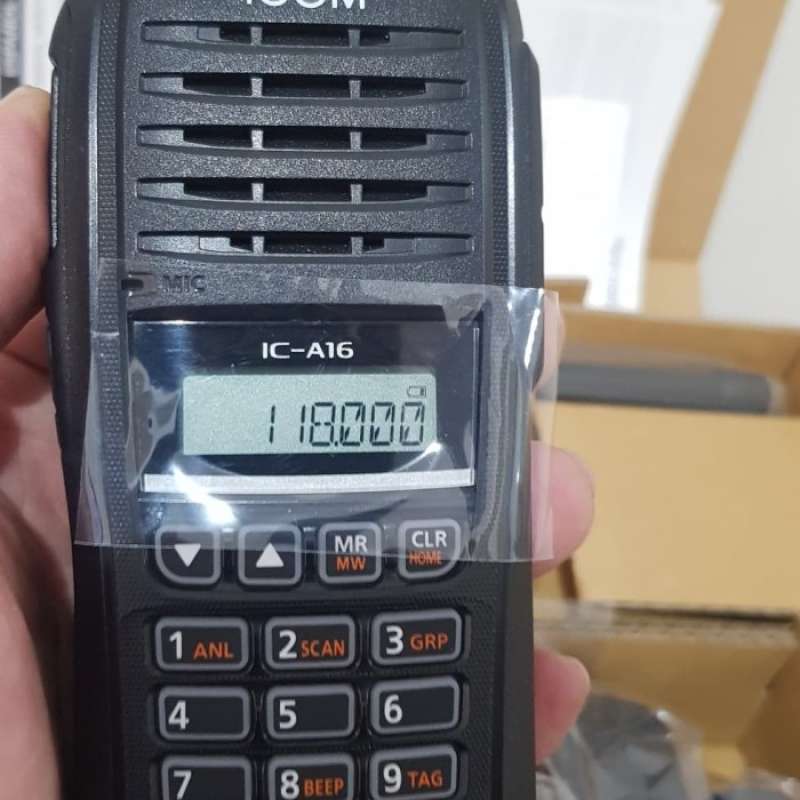 Promo RADIO HT ICOM IC-A16E VHF AIR BAND TRANSCEIVER / HT ICOM IC A16E ...