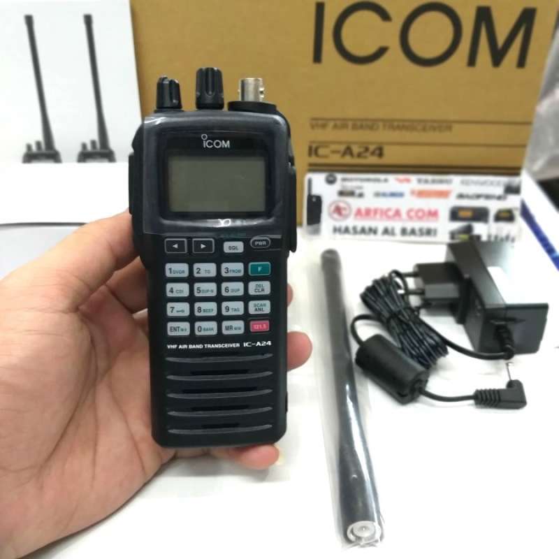 Promo HT ICOM IC A-24 AIR BAND Diskon 23% di Seller Rocho Store - Utan ...