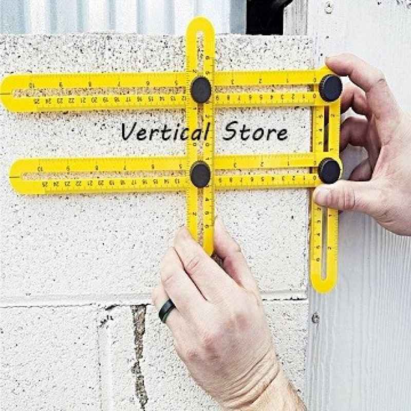 Promo Penggaris Multi 4 Sisi / Pro Angle-izer Ruler 4 Sided Diskon 23% ...