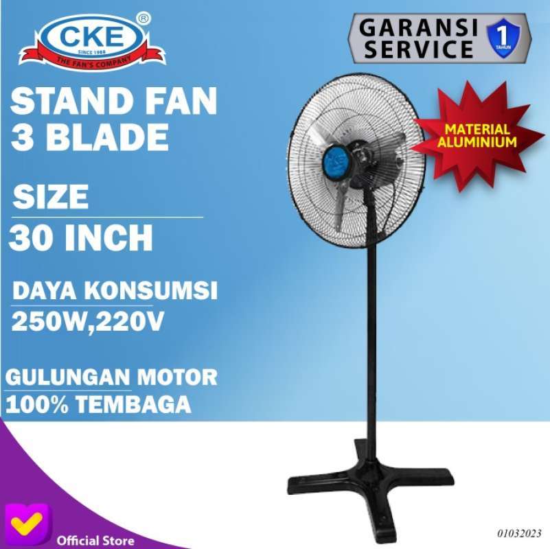 Jual Cke Stand Fan Sf-eco-75a-th 30 Inch Kipas Angin Berdiri Kipas ...