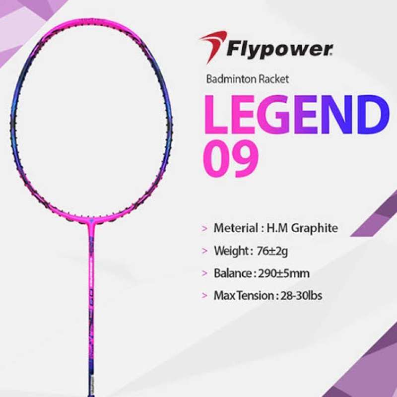 Promo Raket Badminton FlyPower Legend 09 ORIGINAL Diskon 20% di Seller ...