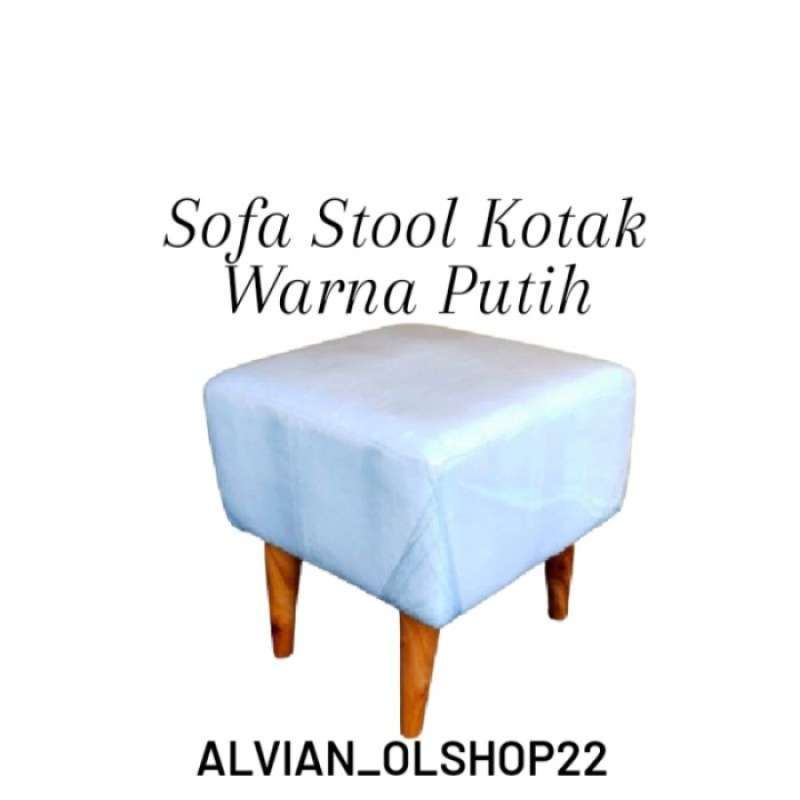 Promo Sofa Stool Kotak Kursi Kotak Minimalis Kuat Dan Berkualitas - Abu ...