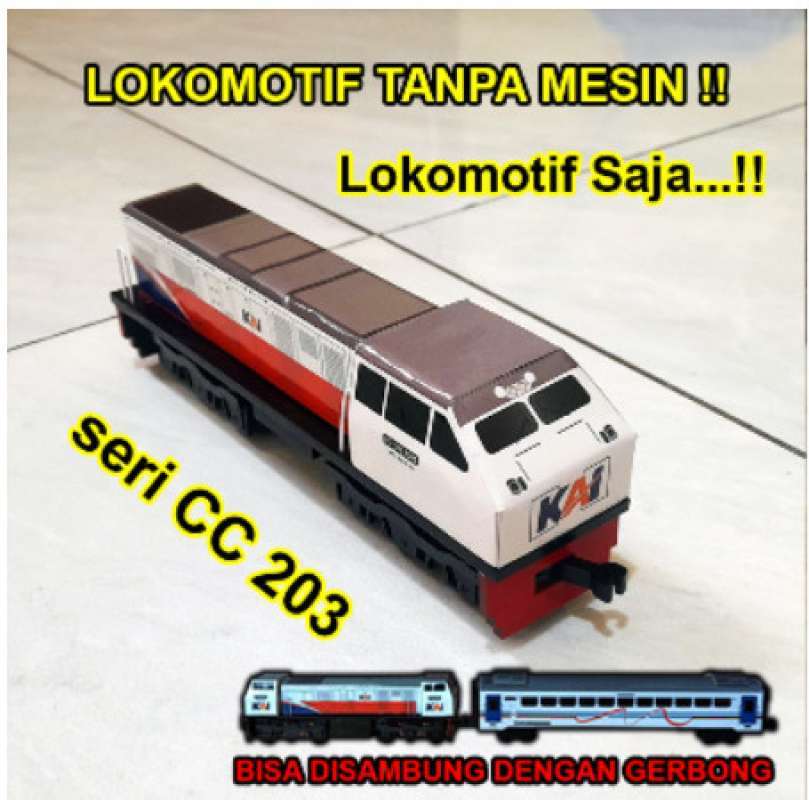 Promo Lokomotif dan Gerbong Kereta Api Indonesia Gerbong Kereta Api - LOKOCC 203 - Warna GP-R-01 ...
