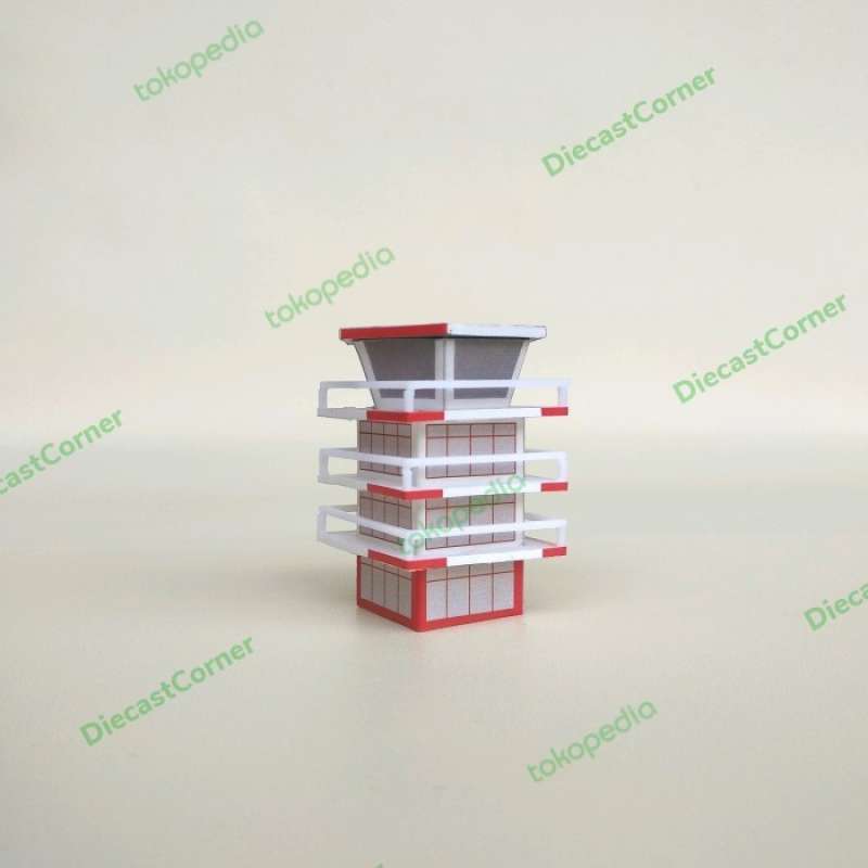 Jual Miniatur Tower Atc Bandara (menara Pengawas) Skala 1:400 Di Seller ...