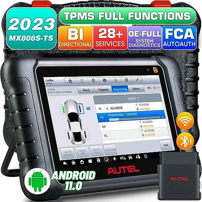Jual Autel MaxiCheck MX808S-TS Android 11 OBD2 Scanner: [2023 US Ver ...