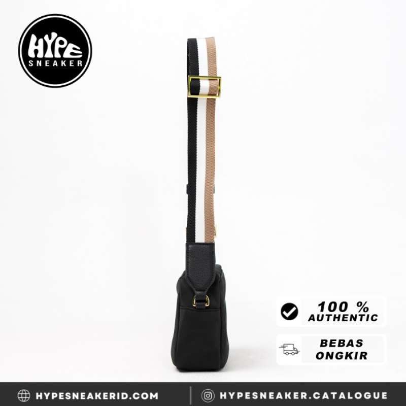 Jual Tas Hugo Boss Big Text Gold Black Shoulder Bag 100% Original Di ...