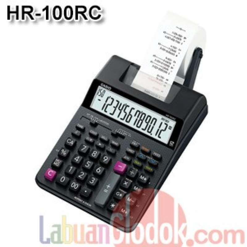 Promo Casio Hr-100rc - Printing Calculator Struk Kalkulator Kasir Hr ...