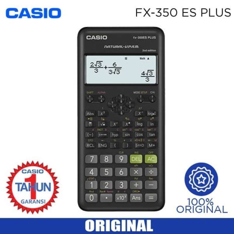 Promo Kalkulator Casio Fx 350 Es Plus Diskon 23% Di Seller Silia Store - Kalibata, Kota Jakarta ...