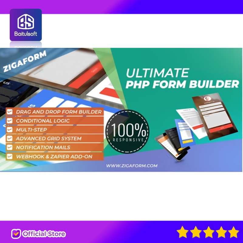 Promo SOURCE CODE APLIKASI ZIGAFORM - PHP FORM BUILDER - CONTACT ...