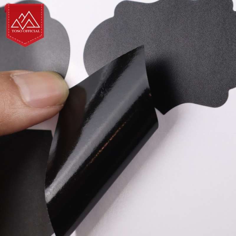 Jual PAKET LABEL STIKER HITAM STICKER TOPLES JAR CHALKBOARD + SPIDOL ...