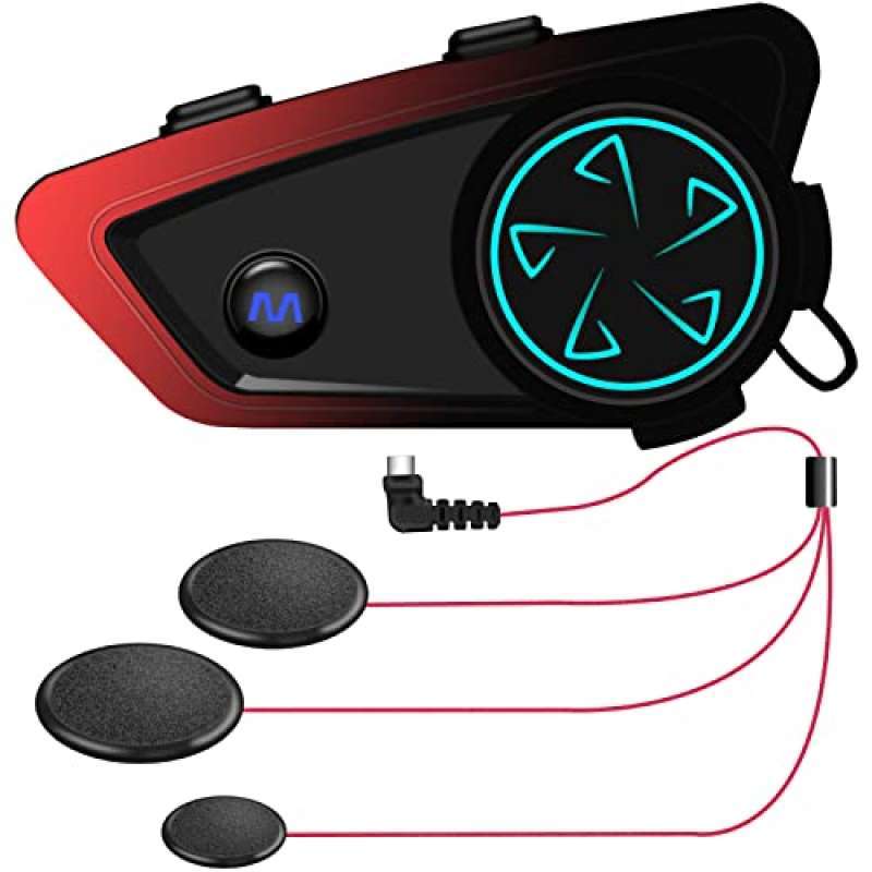 Jual CofunKool Motorcycle Helmet Bluetooth Headset Intercom with Noise ...