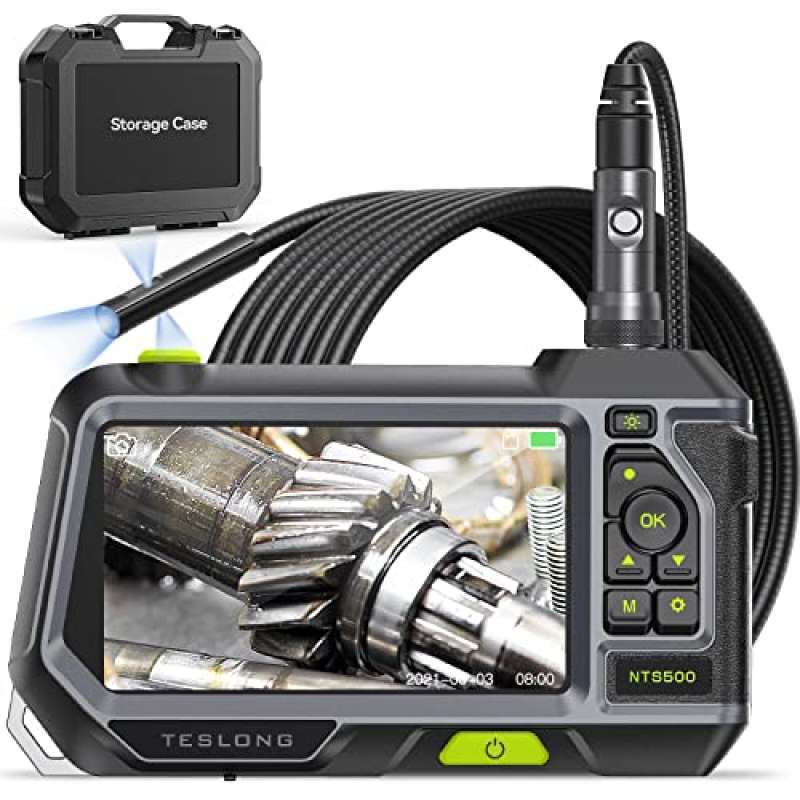 Jual Triple Lens Endoscope with Light, Teslong NTS500 Pro Borescope ...