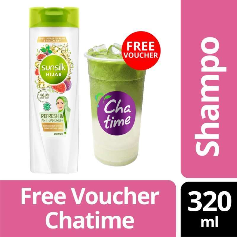 Promo Sunsilk Hijab Shampo Refresh Anti Dandruff 320ml Free Voucher Chatime Diskon 5% Di Seller ...