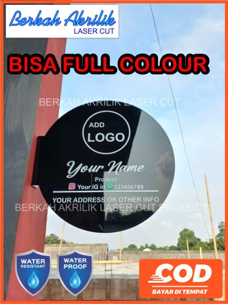 Promo signage akrilik - custom desain sendiri - sign board akrilik ...
