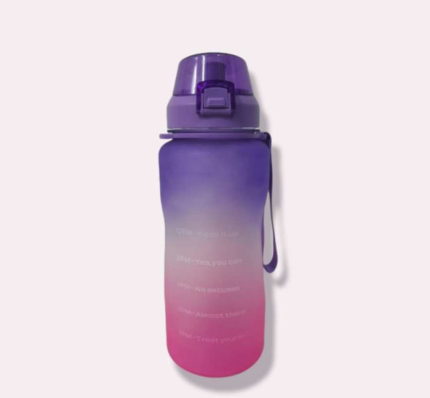 Jual Botol Air Minum Viral / Botol Kekinian Gradasi Pelangi 2 Liter di ...