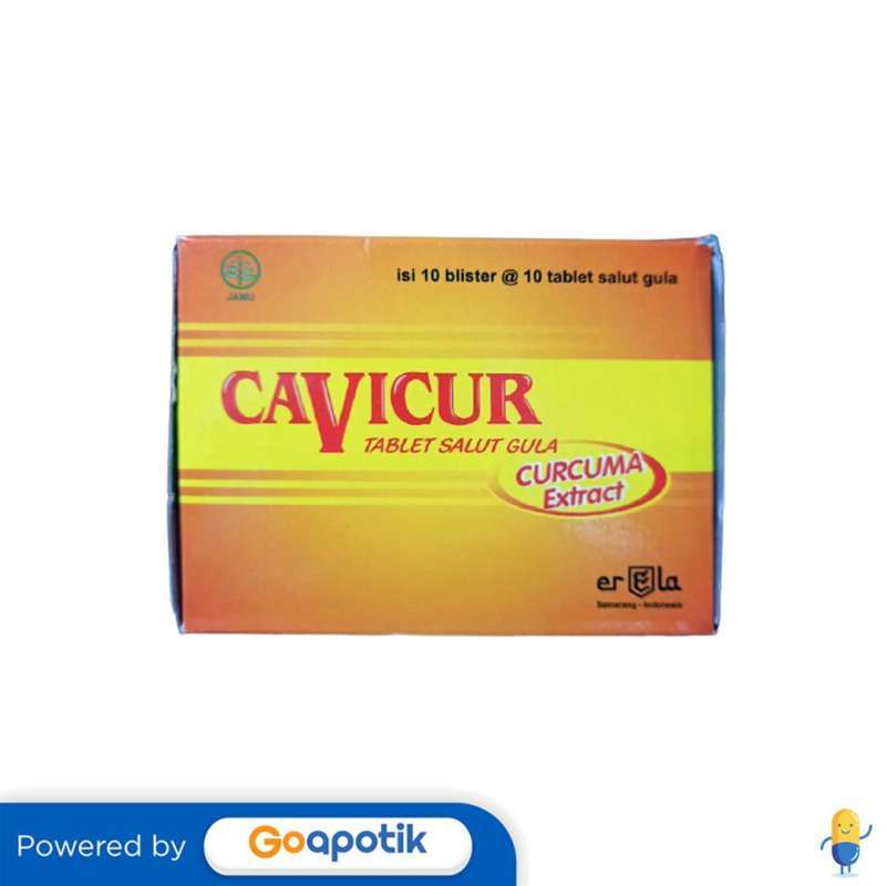 Jual Cavicur Box 100 Tablet Di Seller Apotek Lentera Farma Cibodas ...