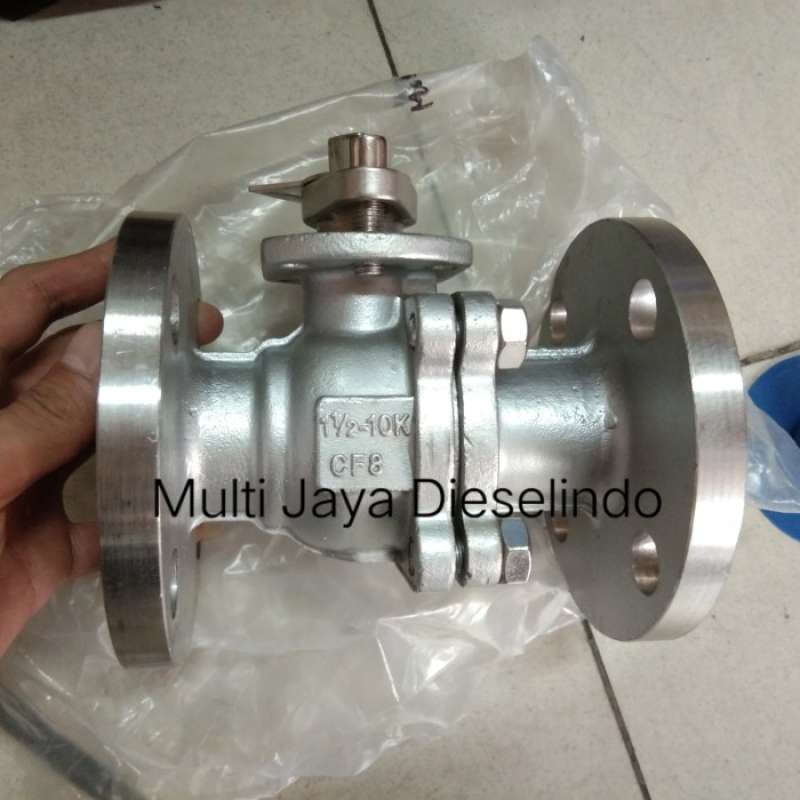 Promo Ball valve flange jis 10k stainless 304 2 inch DN50 Diskon 23% di Seller Bendeta Store ...