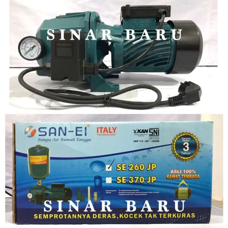 Promo Pompa Air San Ei Jet Pump 260 Tanpa Tabung Diskon 23% Di Seller ...