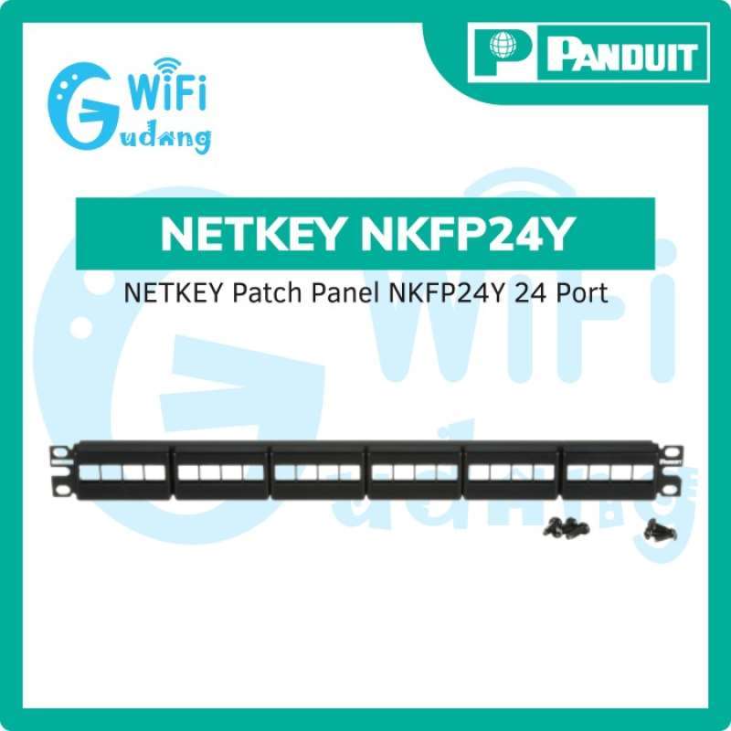 Promo PANDUIT NETKEY Patch Panel NKFP24Y 24 Port Diskon 23% di Seller ...