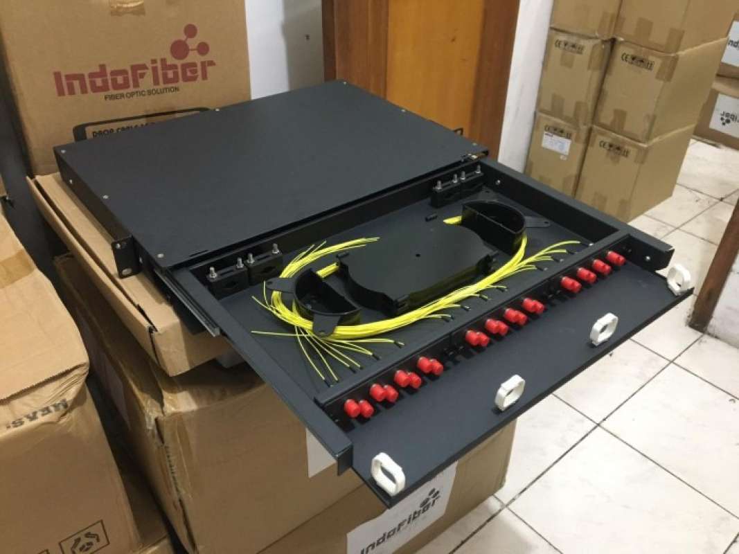 Promo OTB Rack 24 port FC singlemode + Pigtail / ODF rack 24 port FC ...