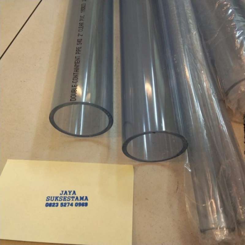 Promo Pipa Pvc Bening Transparan 4 Inch Pipe Pvc Clear Diskon 33% di ...