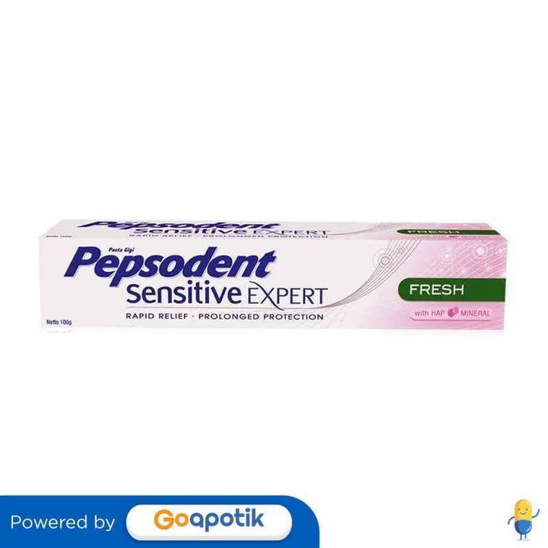 Jual Pepsodent Sensitive Expert Fresh Pasta Gigi 100 Gram Tube Di ...