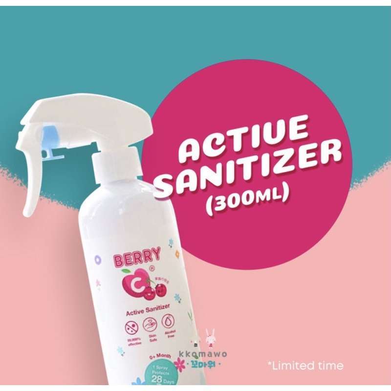Jual Berryc Active Sanitizer Spray 300 Ml Di Seller Milemart - Dwi Kora, Kota Medan | Blibli