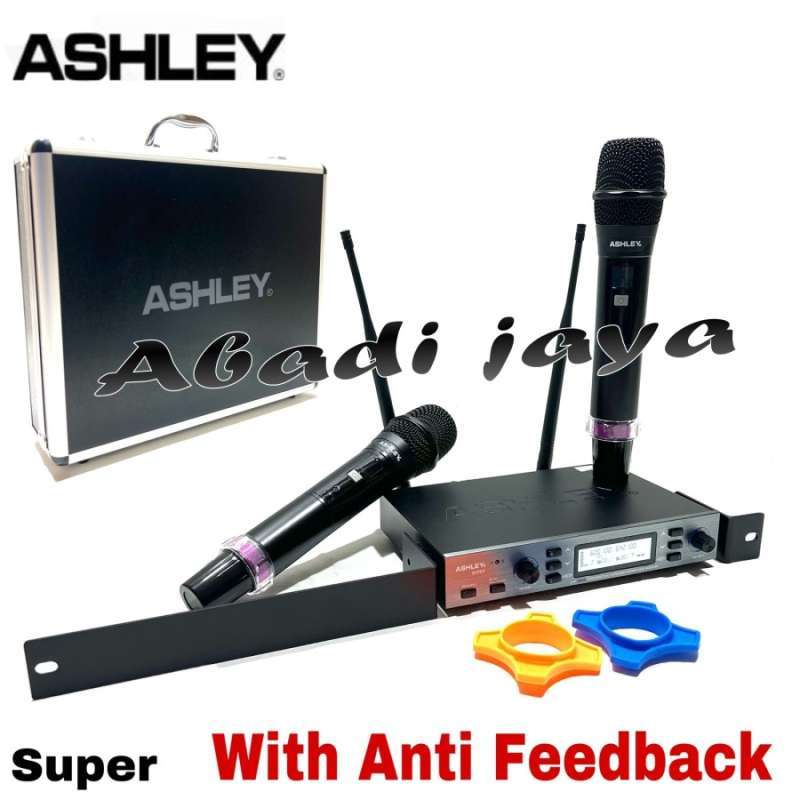 Jual Mic Wireless Ashley Super Original With Anti Feedback Garansi ...