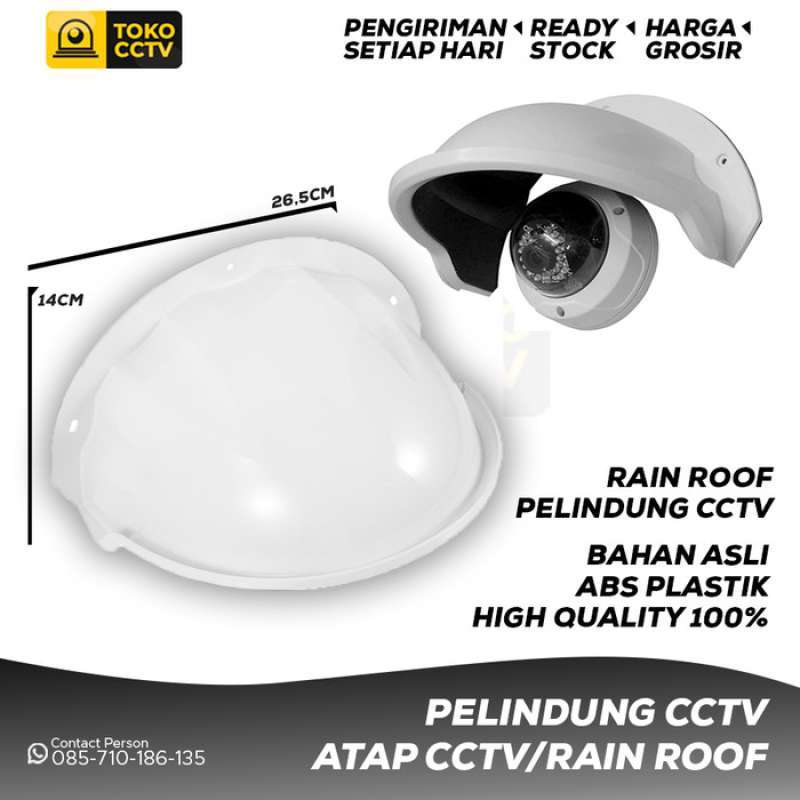 Jual Pelindung Cctv, Rain Roof/atap Camera Cctv Melindungi Dari Hujan ...