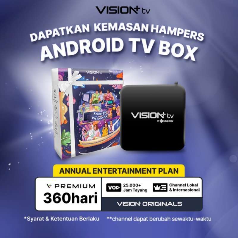 Jual Android Tv Box Vision+ Tv Annual 360d (hampers) Di Seller Retail ...