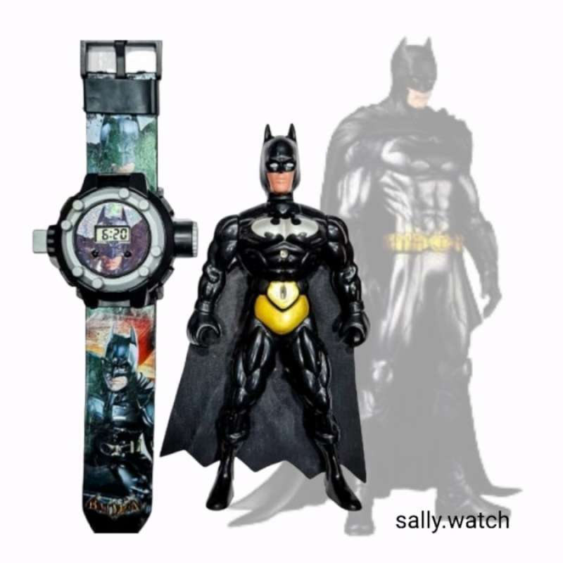 Jual JAM TANGAN ANAK DIGITAL LASER 24 GAMBAR PROYEKTOR KARAKTER BATMAN ...