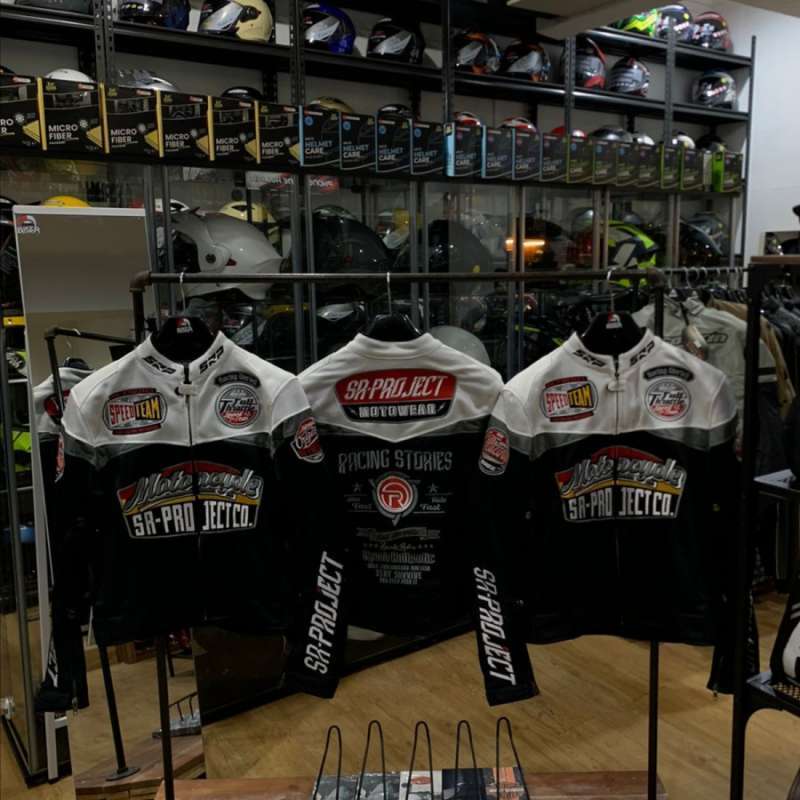 Jual SR Project Jaket & Hoodie Motor Mesh Racing Stories - MESH WHITE S ...