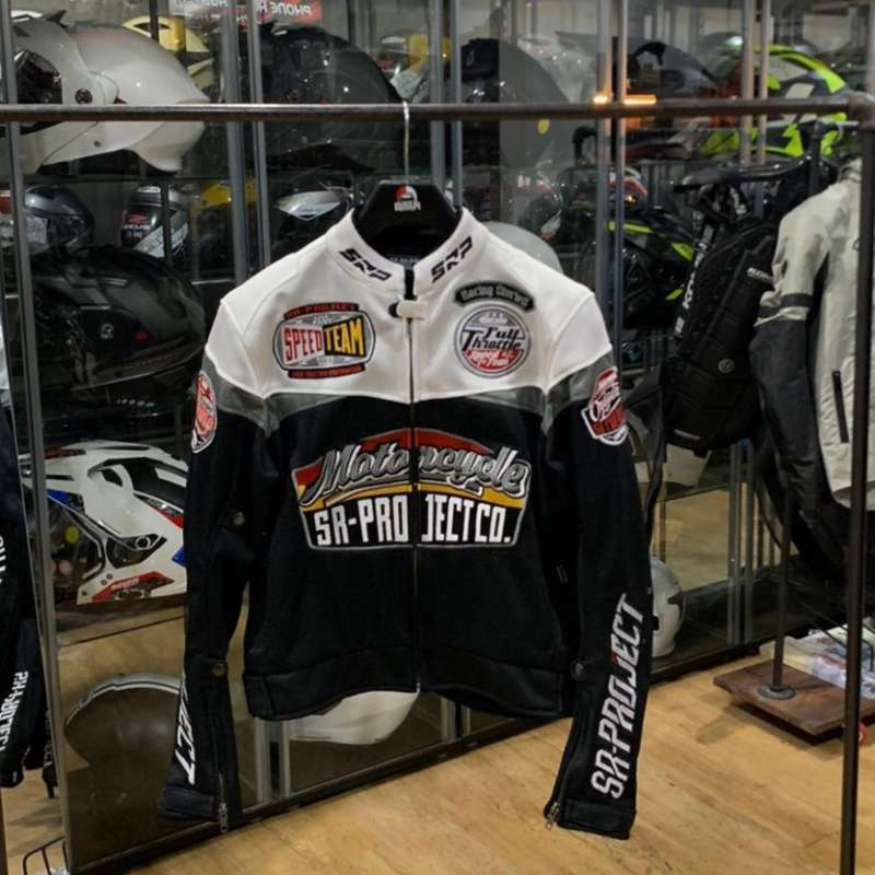 Jual SR Project Jaket & Hoodie Motor Mesh Racing Stories - MESH WHITE S ...