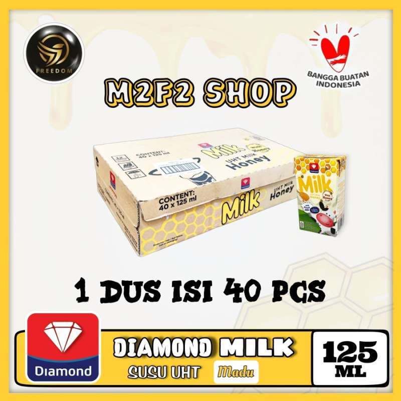 Promo DIAMOND Milk Susu Kotak UHT Honey | Rasa Madu - 125 ml (Kemasan Karton) Diskon 17% di ...