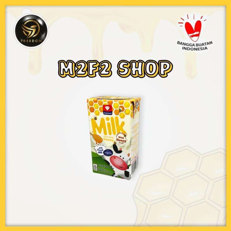 Promo Diamond Milk Susu Kotak Uht Honey | Rasa Madu - 125 Ml (kemasan 6 ...