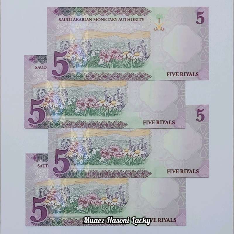 Jual Koleksi Saudi Arabia Riyal Pecahan 5 Riyal Original Di Seller ...