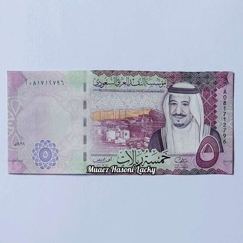 Jual Koleksi Saudi Arabia Riyal Pecahan 5 Riyal Original Di Seller ...