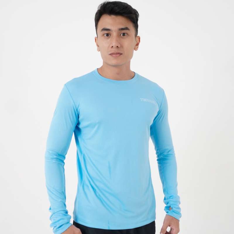Promo Baju Olahraga Pria Sports Wear Basic Long Sleeve Baju Olah Raga Dry Fit Pria Lari Running ...