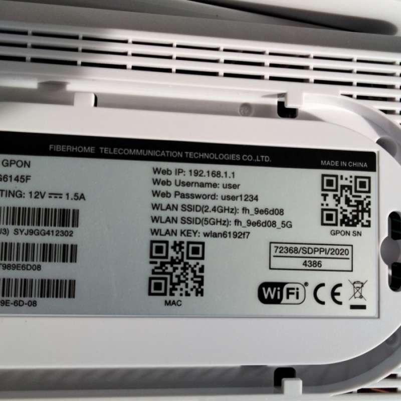Jual Fiberhome Hg6145f Pesanan Khusus Firmware 2944 Ont Fh Dual Modem ...