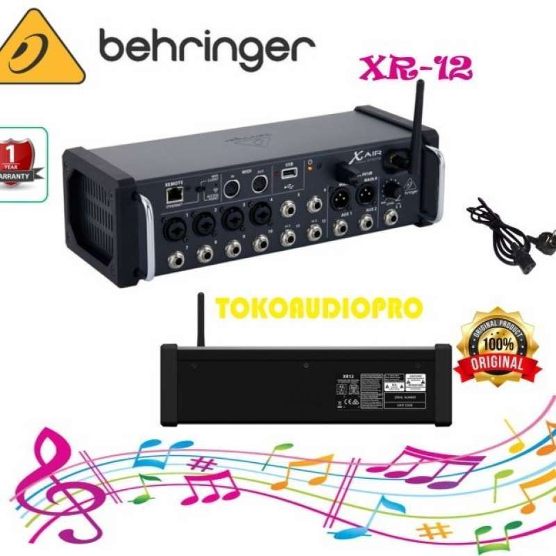 Promo Behringer X AIR XR12 Digital Rackmount Mixer XR-12 Diskon 23% di Seller Guaza Store ...