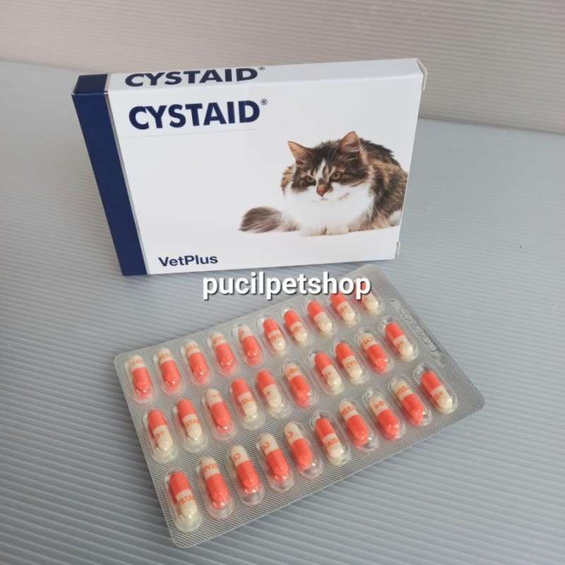 Jual Cystaid Obat Kucing Susah Kencing Susah Pipis Urinary Kucing ...