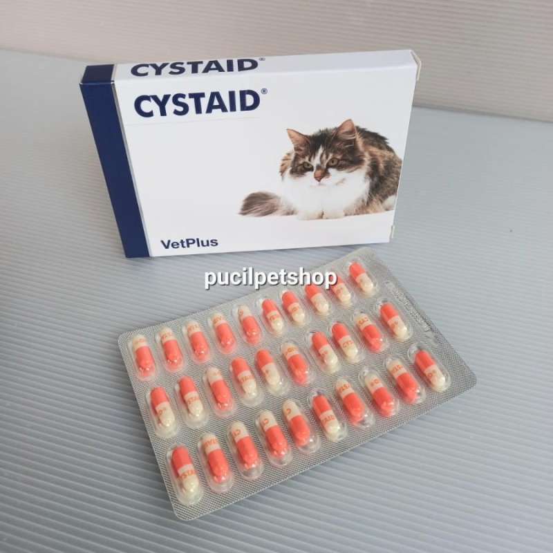 Jual Cystaid Obat Kucing Susah Kencing Susah Pipis Urinary Kucing ...