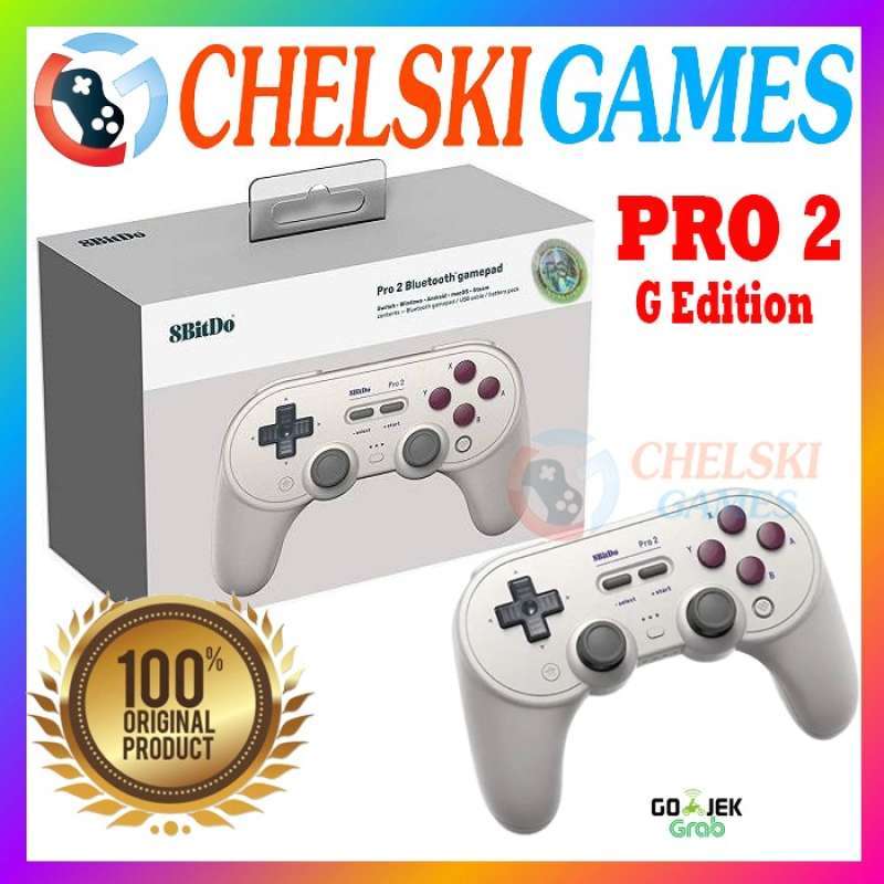 Jual 8bitdo Pro 2 / Pro2 Wireless Gamepad Switch PC Android MacOs Joystick - G CLASSIC EDT di ...